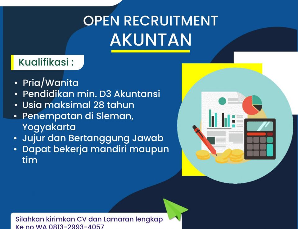Lowongan Pekerjaan Akuntan